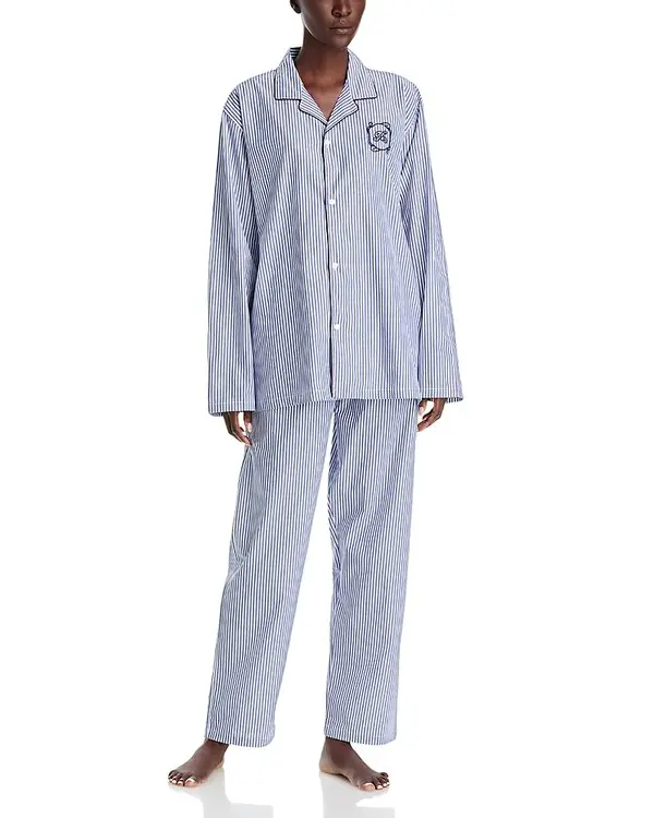 Frette Passage Poplin Pajama Set Exclusive - Sapphire