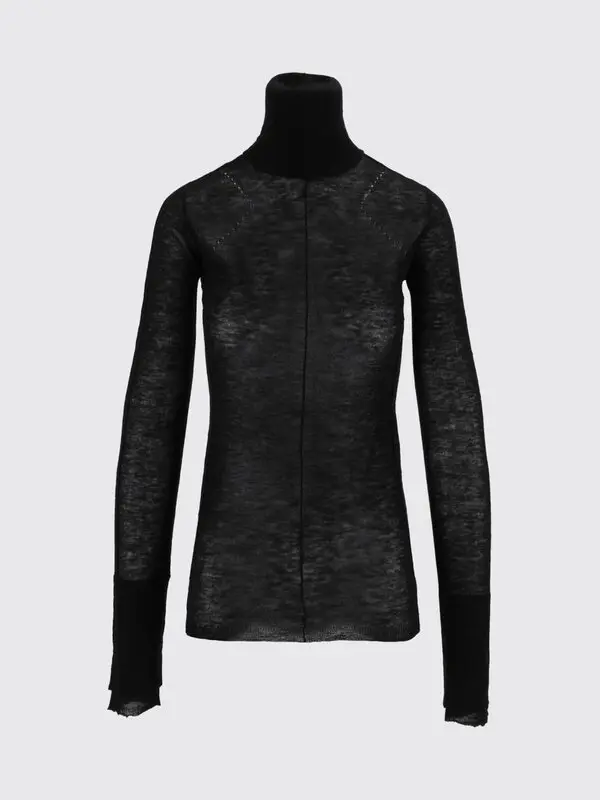 Elisabetta Franchi Ribbed Turtleneck Long Sleeve Pullover