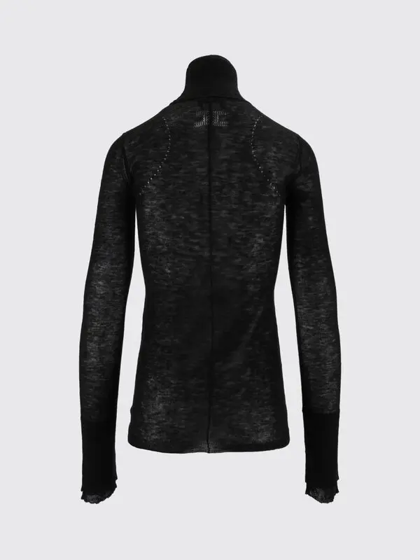 Elisabetta Franchi Ribbed Turtleneck Long Sleeve Pullover