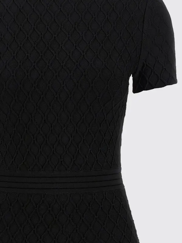 Balmain Short Sleeve Knit Dress