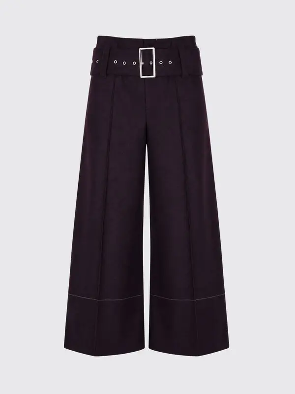 Liviana Conti Wide Leg Belted Trousers