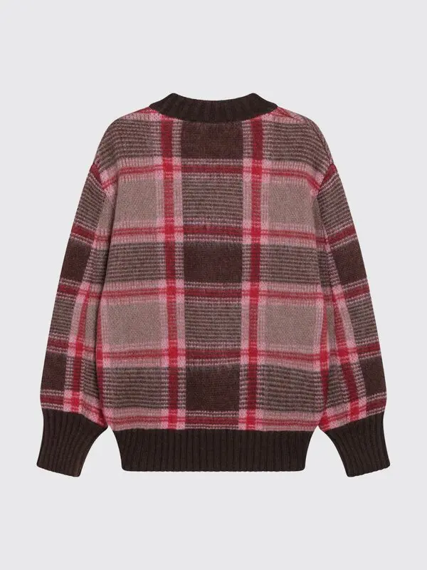 Attico Plaid Sweater - Coffee