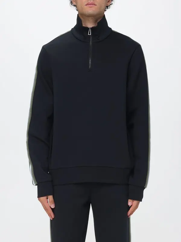 Paul Smith Sweatshirt With Striped Sleeves