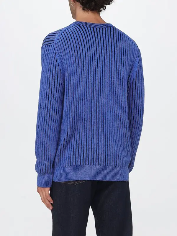 Paul Smith Striped Ribbed Knit Sweater