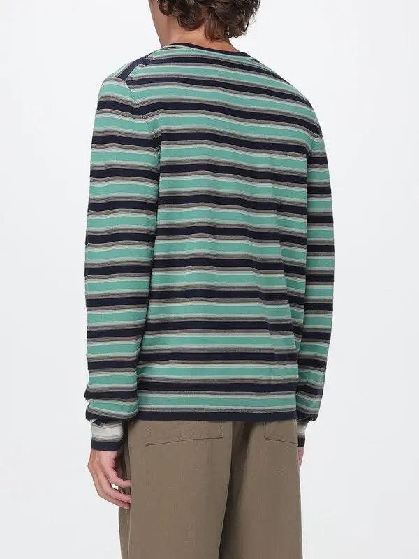 Paul Smith Striped Crew Neck Sweater - Emerald