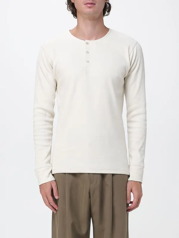 LEMAIRE Long Sleeve Henley Sweater