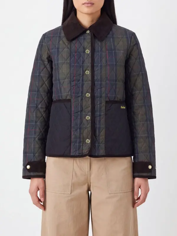 Barbour Quilted Jacket With Classic Collar