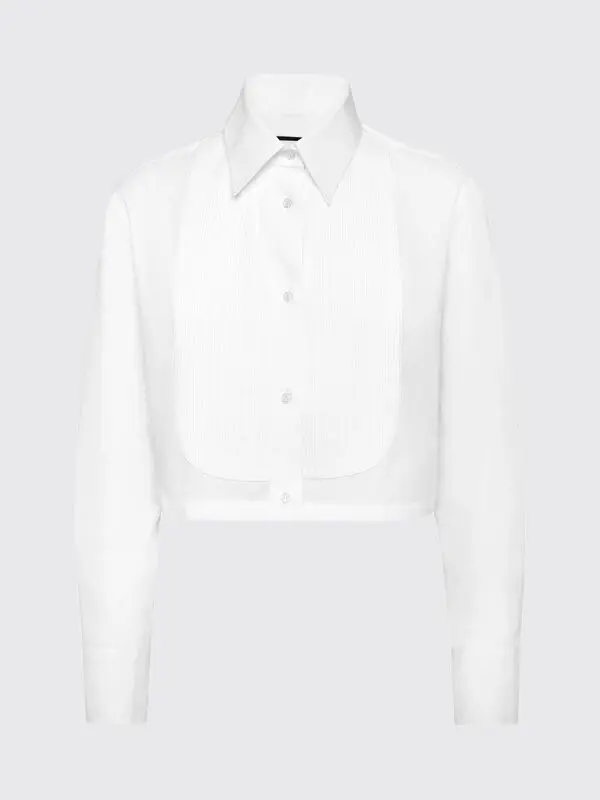 Philipp Plein Cropped Shirt With Open Back