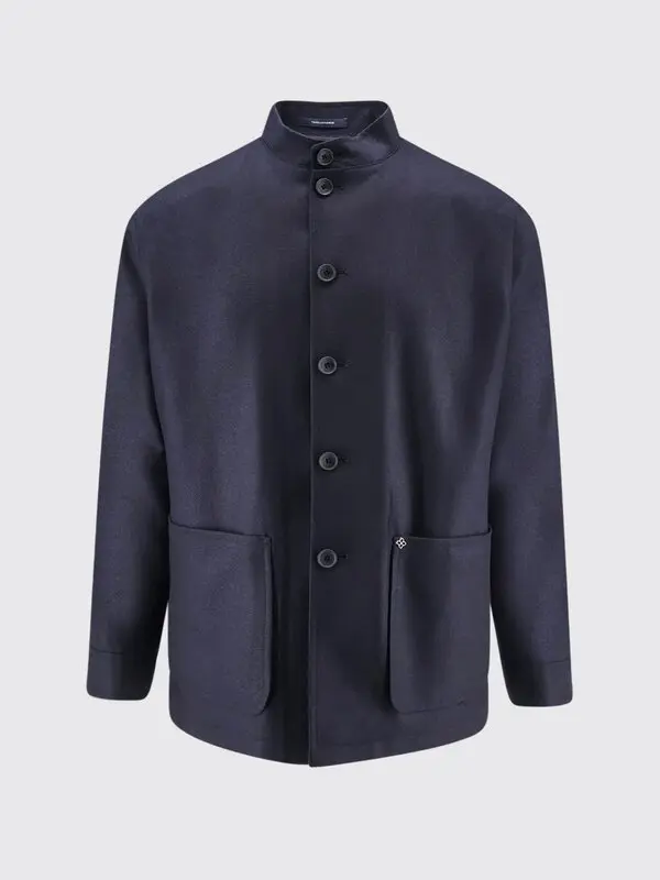 Tagliatore Stand Collar Jacket - Blue