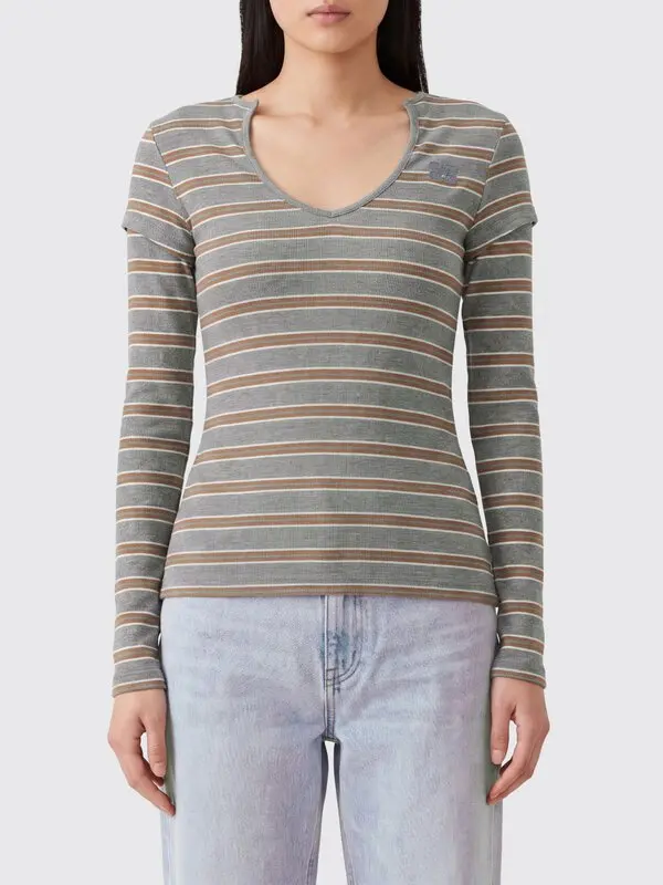 GANNI Shirt - Striped