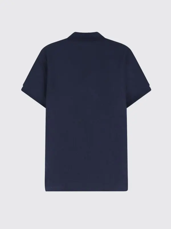 Burberry Short-sleeved Cotton Polo Shirt With Embroidered Ekd Logo