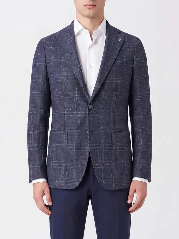 Tagliatore Single Breasted Checked Blazer