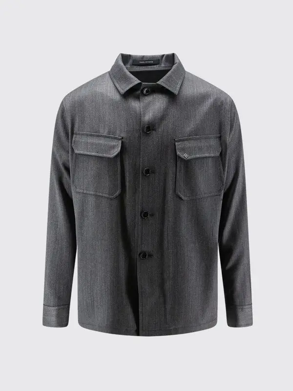 Tagliatore Textured Shirt Jacket