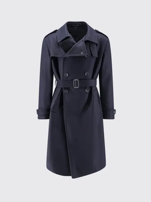 Tagliatore Double-breasted Belted Trench Coat