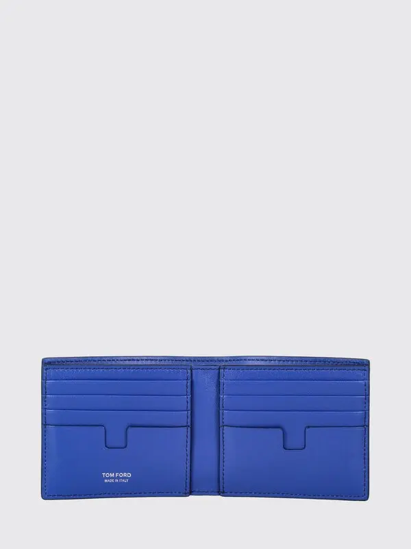 TOM FORD Crocodile-effect Calfskin Bifold Wallet