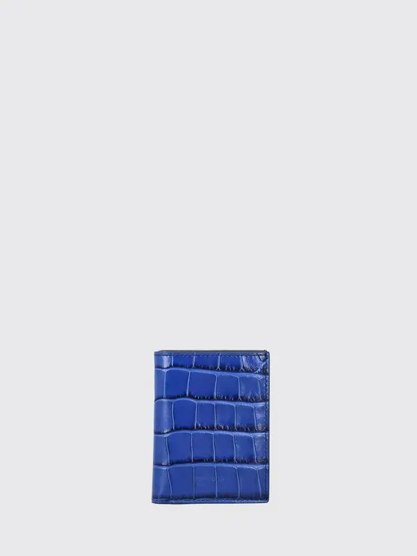 TOM FORD Crocodile-effect Calfskin Bifold Card Holder