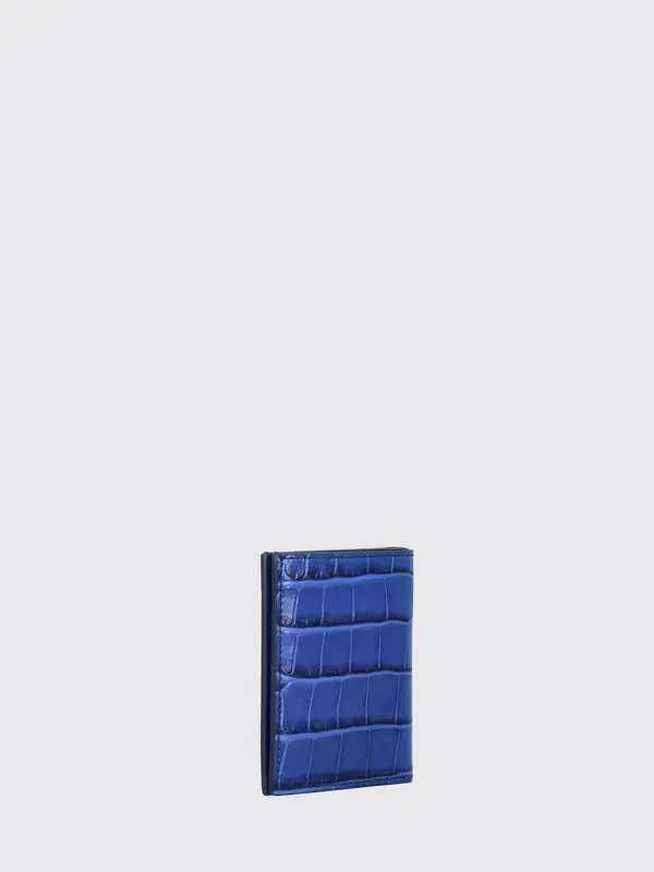 TOM FORD Crocodile-effect Calfskin Bifold Card Holder