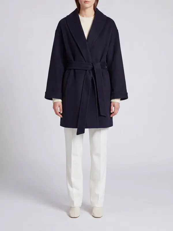 BY MALENE BIRGER Shawl Collar Belted Waistcoat