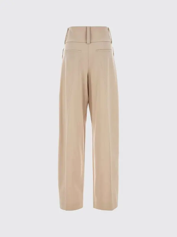Sportmax Tailored Wide Leg Trousers - Beige