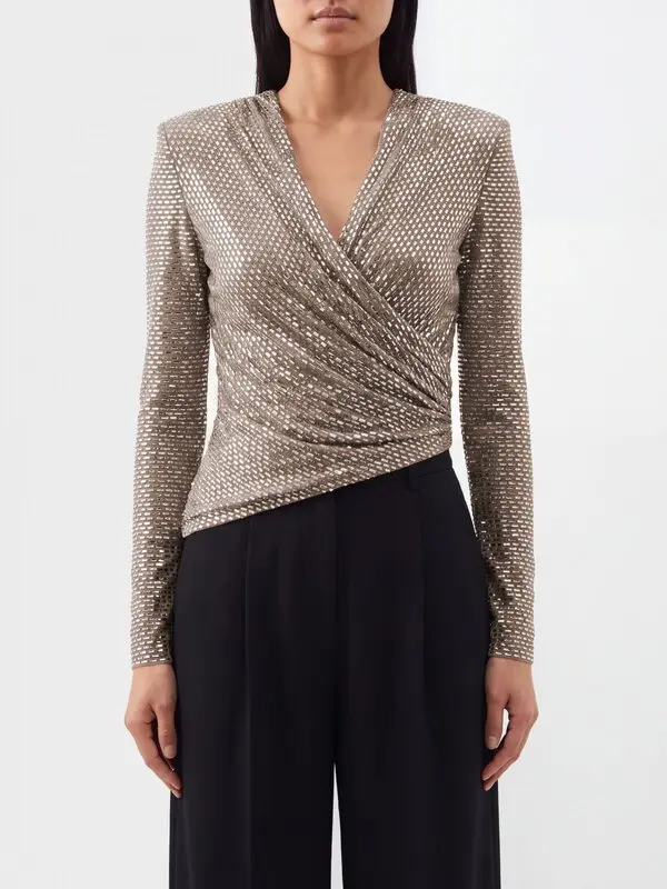 SELF-PORTRAIT Top - Grey