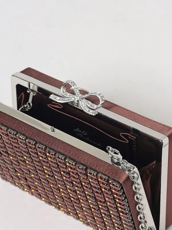 SELF-PORTRAIT Embellished Clutch Bag