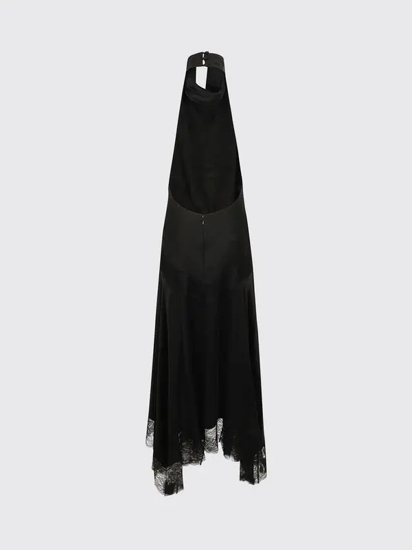 Andamane Halterneck Lace Trim Dress