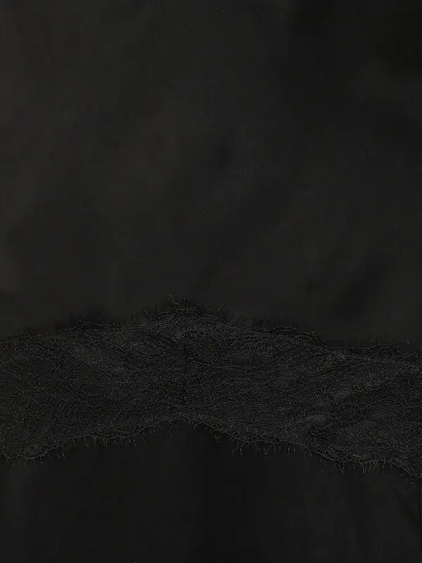 Andamane Halterneck Lace Trim Dress