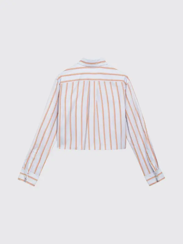 JW Anderson Striped Cropped Shirt