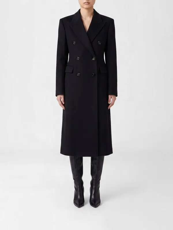 Tagliatore Double Breasted Long Coat