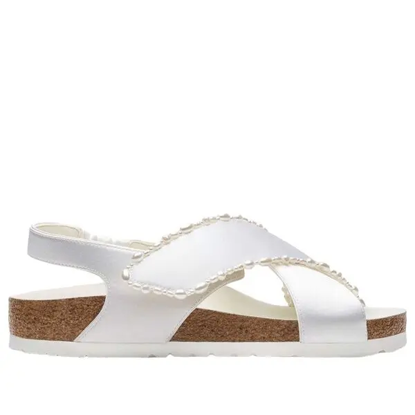 BIRKENSTOCK X Danielle Frankel Tulum Pearls Sandals - Pearl White