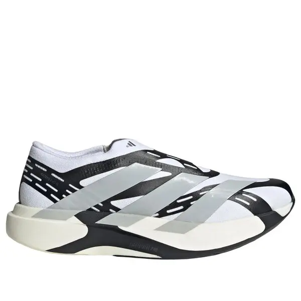 Adidas Adizero Evo Sl Laceless Lightstrikepro 'cloud White Grey Two