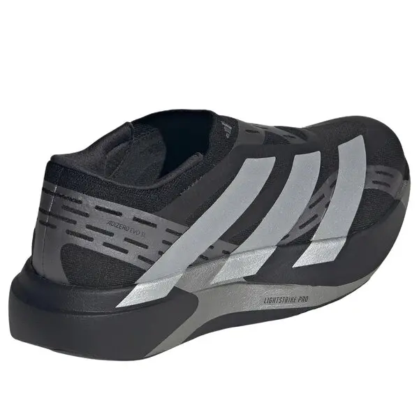 Adidas Adizero Evo Sl Laceless Sneakers - Core Black/silver Metallic