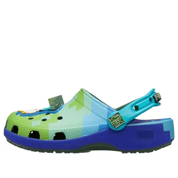 CROCS Classic Clog Minecraft Chicken Jockey ‘green Blue