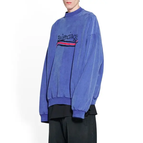 Balenciaga Hand-drawn Political Campaign Oversized Sweatshirt