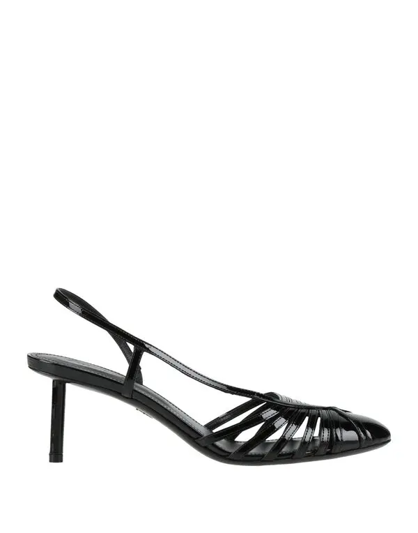 FERRAGAMO Patent Leather Slingback Pumps