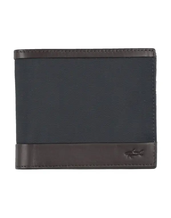 Paul & Shark Wallet Cow Leather, Textile Fibers