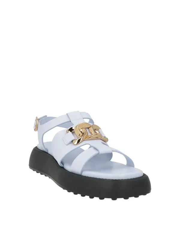 TOD'S Sandals Sky Size Leather