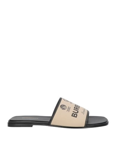 Burberry Sandals Size Textile Fibers - Beige