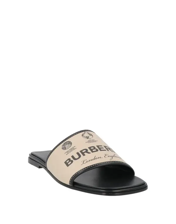 Burberry Sandals Size Textile Fibers