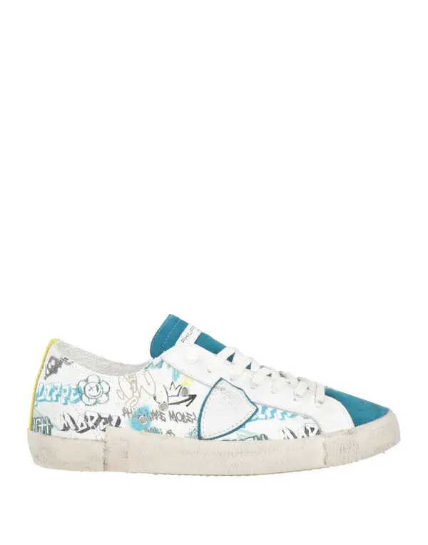 Philippe Model Low-top Leather And Suede Sneakers