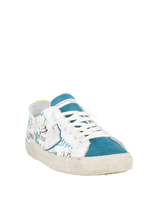 Philippe Model Low-top Leather And Suede Sneakers