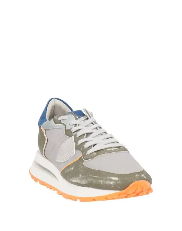 Philippe Model Leather And Textile Low-top Sneakers