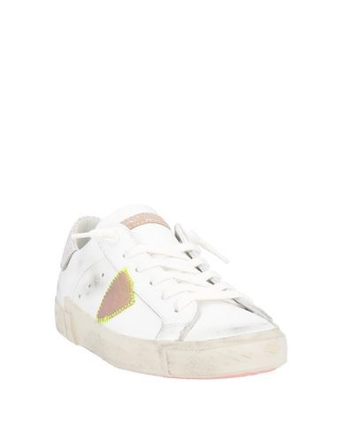 Philippe Model Distressed Leather Low-top Sneakers