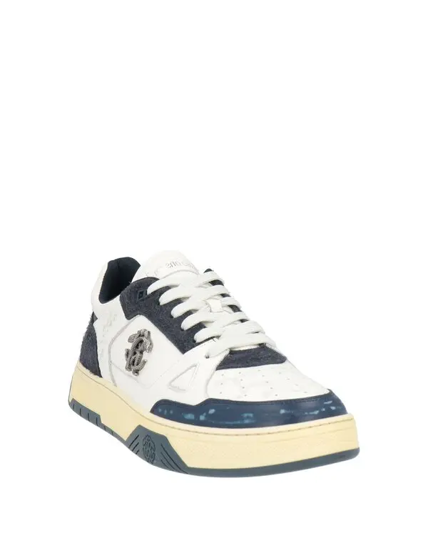 Roberto Cavalli Calfskin Low-top Sneakers
