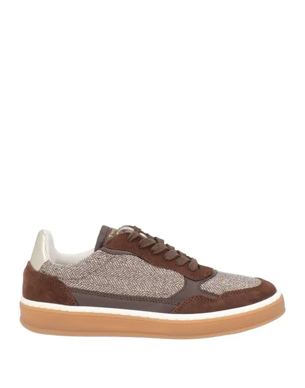 TWINSET Low-top Sneakers In Suede And Tweed
