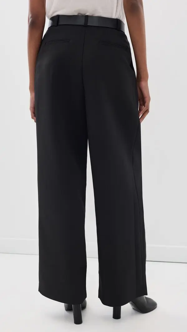 Source Unknown Matteo Belted Tuck Trousers