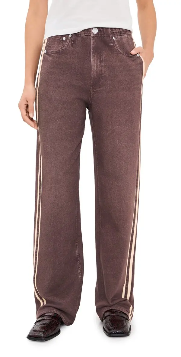 Rag & Bone Miramar Terry Track Pants - Chocolate
