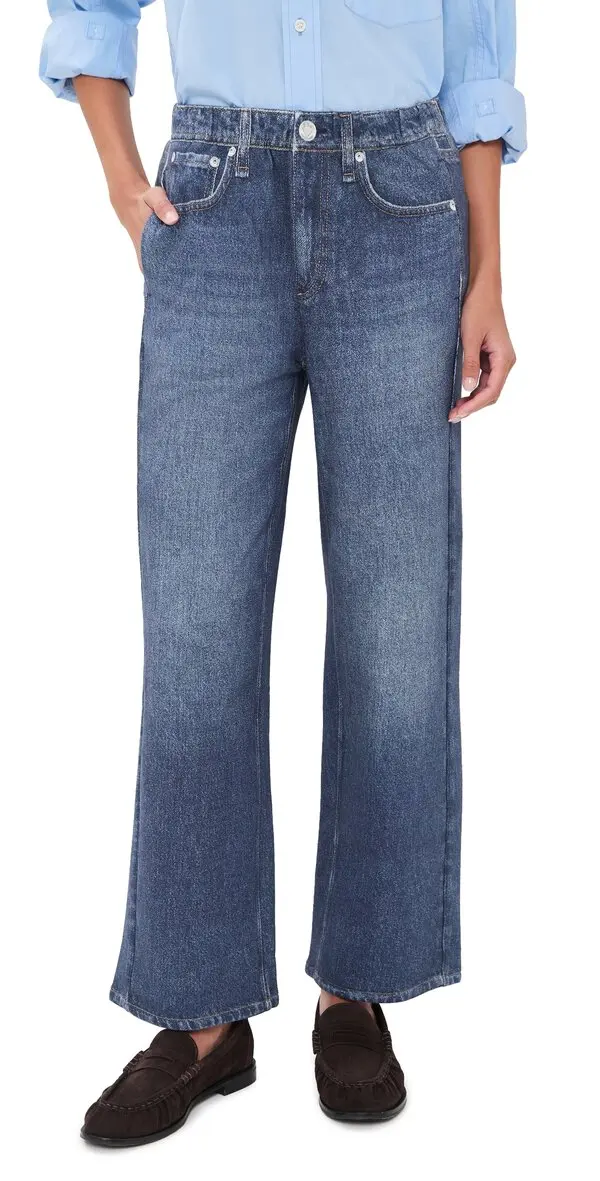 Rag & Bone Miramar Ankle Pull On Wide Leg Pants