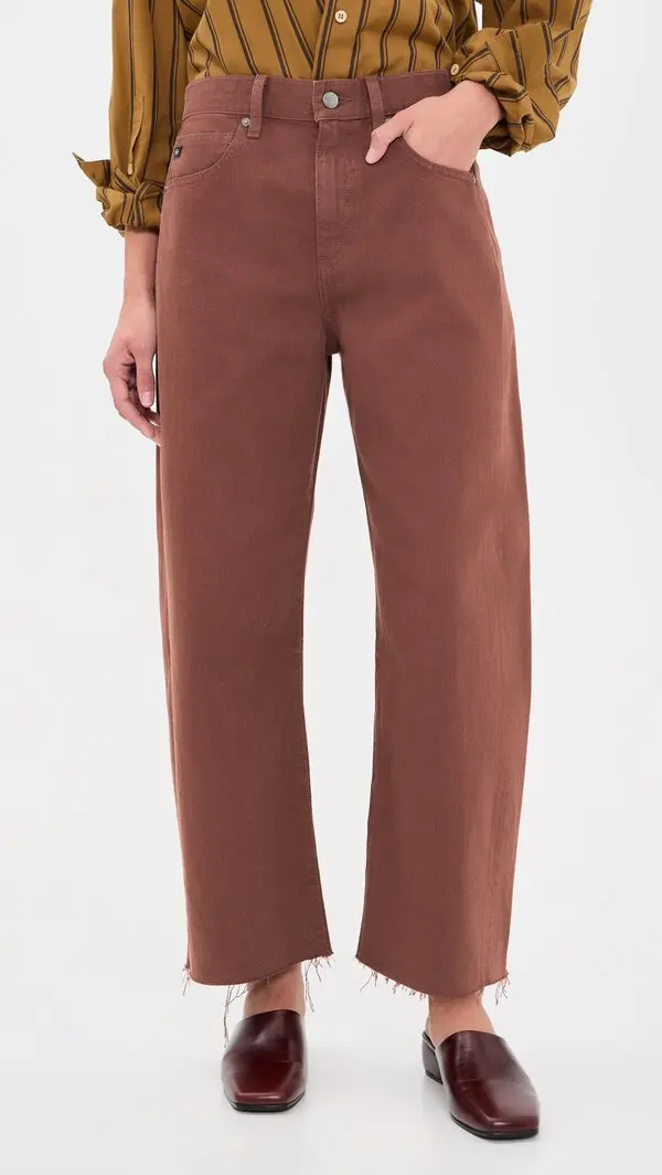Ag Hattie Crop Barrel Jeans