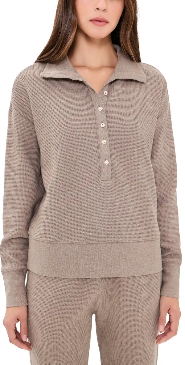 NEGATIVE Waffle Knit Pullover